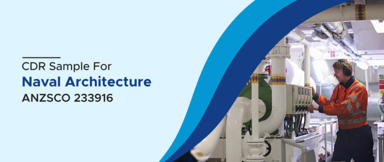 CDR Sample for Naval Architects (233916) | CDRWritingExpert