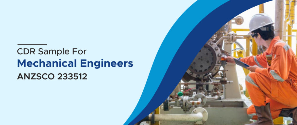 CDR Sample for Mechanical Engineers | CDRWritingExpert